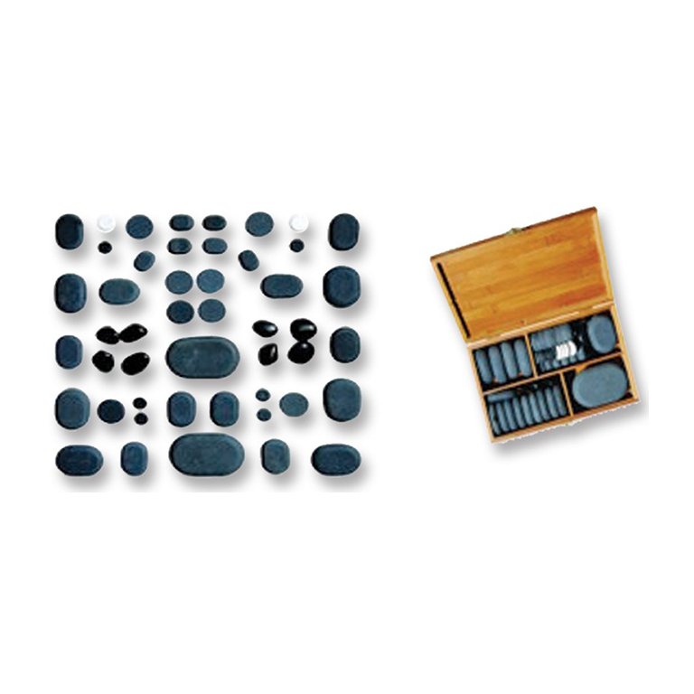 30 Hand Polished Basalt Stones Deluxe Set - Discount Spa Equipment